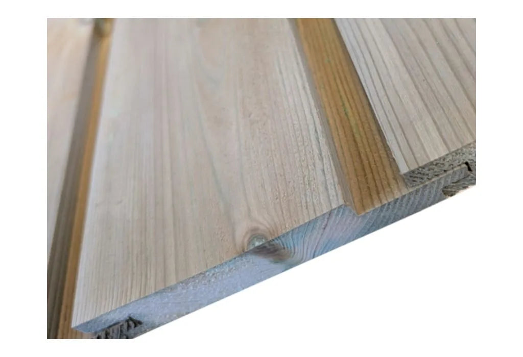 Treated T&G Shadow Groove (18mm Thick x 100mm Cover) : £2.25per metre
