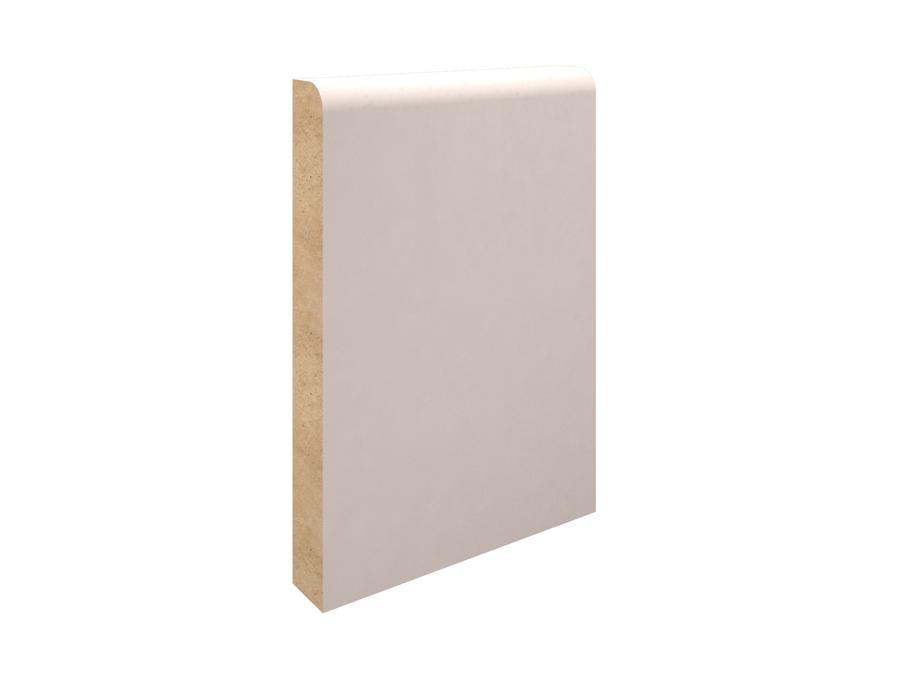 18mm x 144mm MDF Bullnose Skirting 4.4m Length